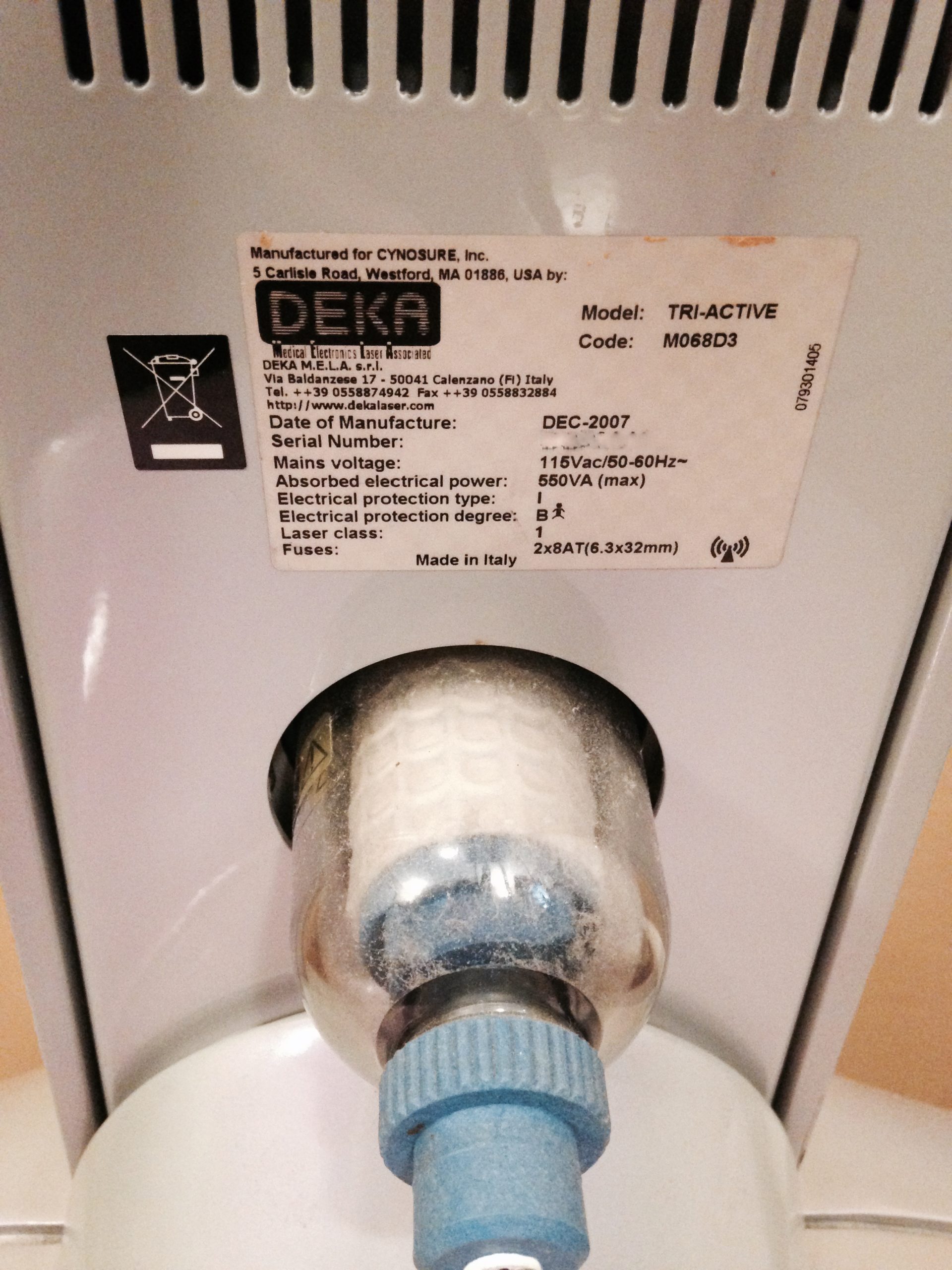 2007 Cynosure TriActive - Medical Laser Resources